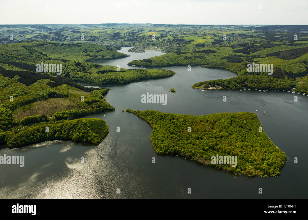 RUR-Stausee, Rur-Talsperre, Simmerath, Eifel, Nordrhein-Westfalen ...