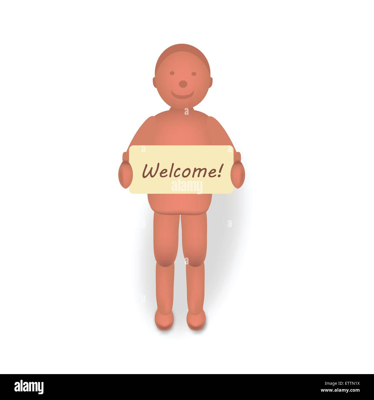 Willkommene pose Stock-Vektorgrafiken kaufen - Alamy