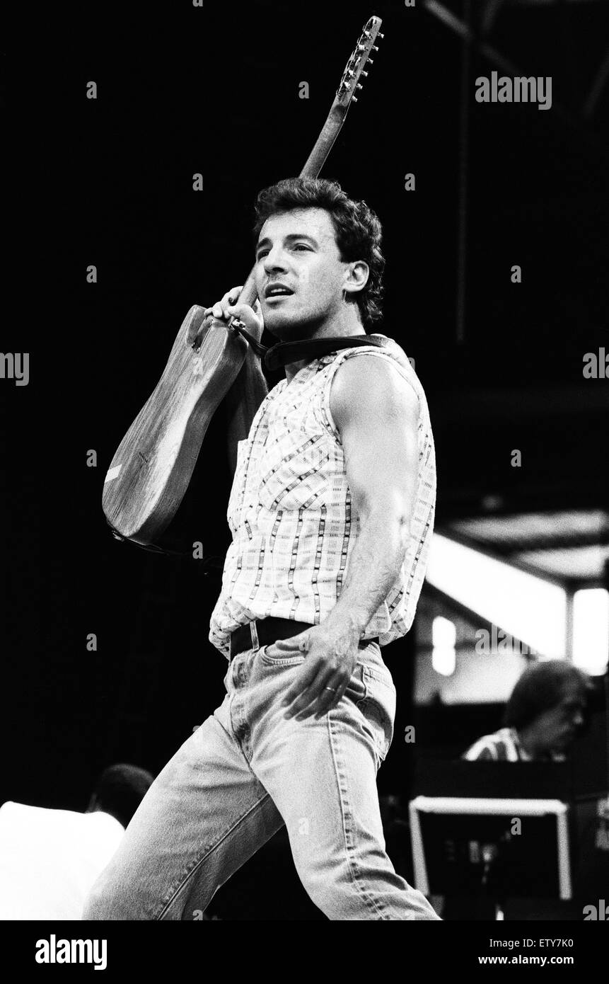 Bruce Springsteen 1980s Stockfotos und -bilder Kaufen - Alamy