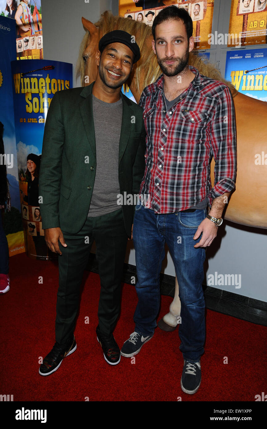 Premiere von der Film-Tour Winnetou Sohn Berlin mit: Tyron Ricketts ...