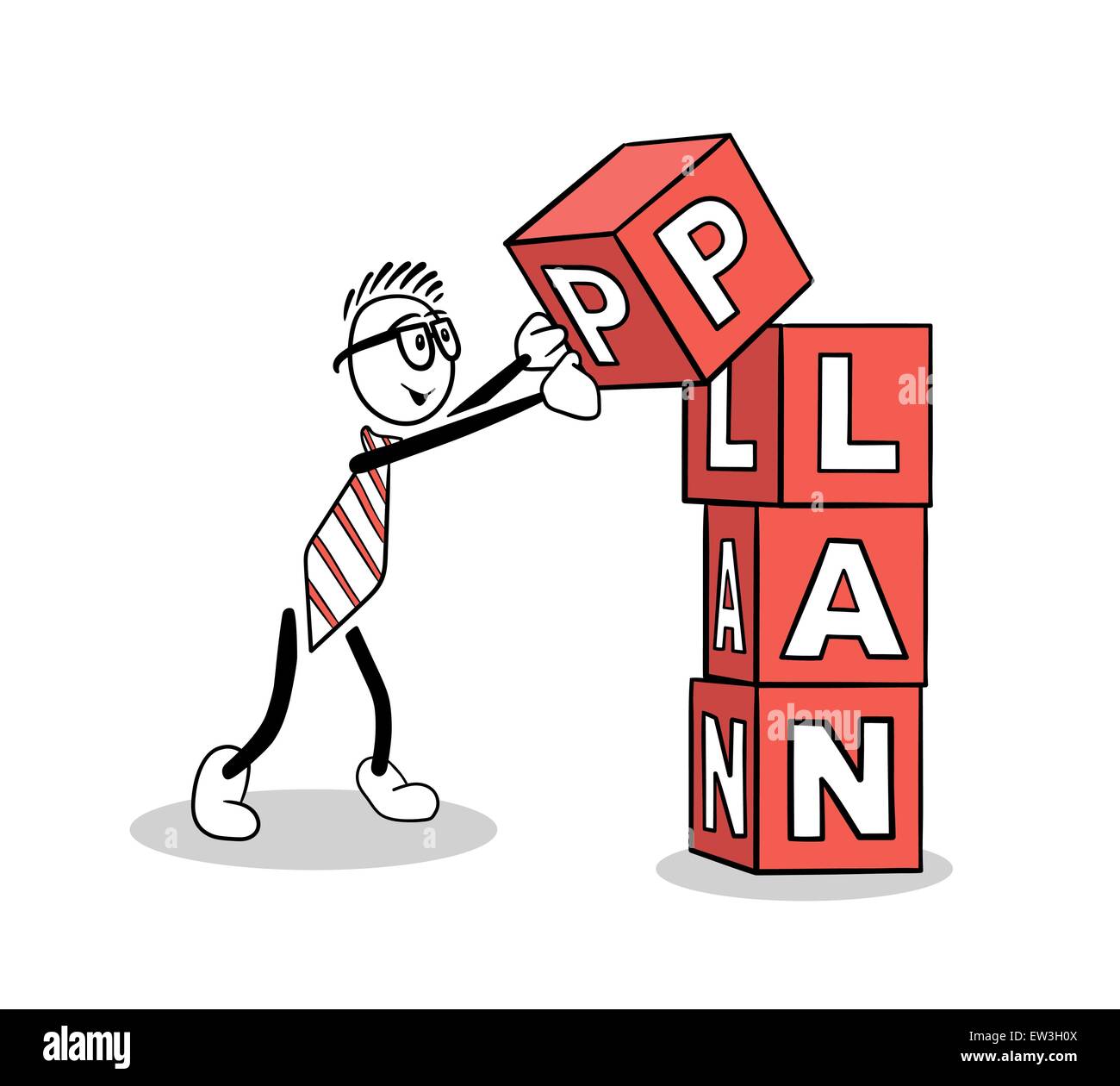 Einen plan haben Stock-Vektorgrafiken kaufen - Alamy