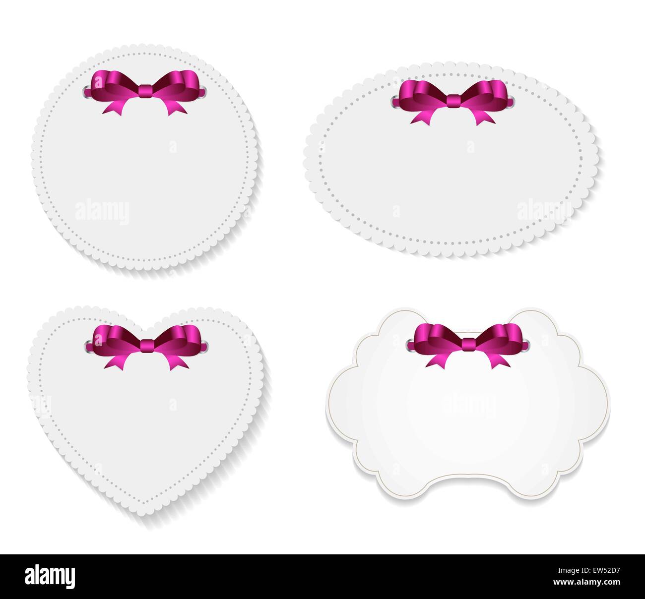 Retro-Designlabel, Rahmen, mit Bogen-Vektor-Illustration Stock ...