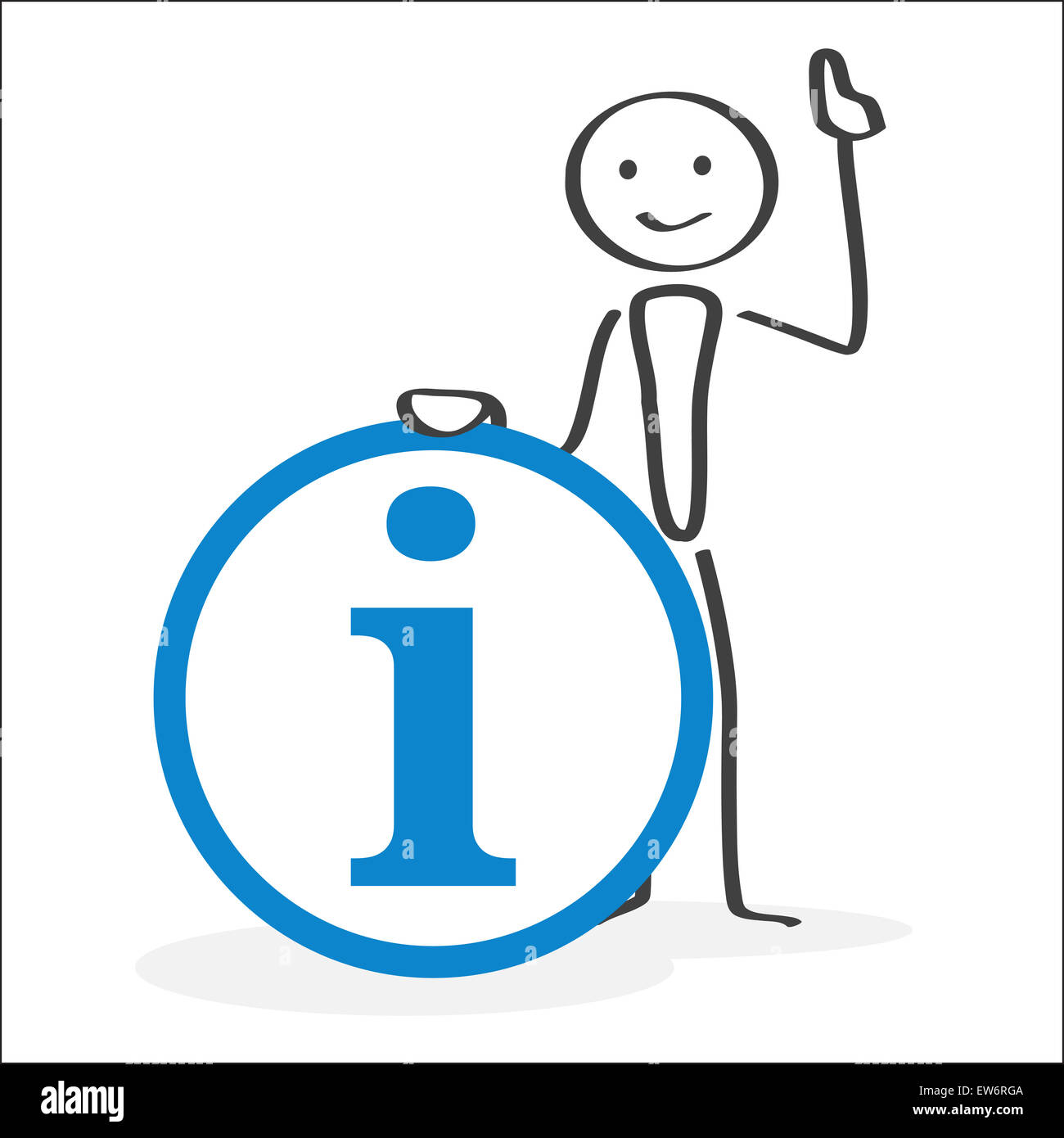 Abbildung in Tinte Stil zeigt eine Person, die Aufmerksamkeit, die eine ...