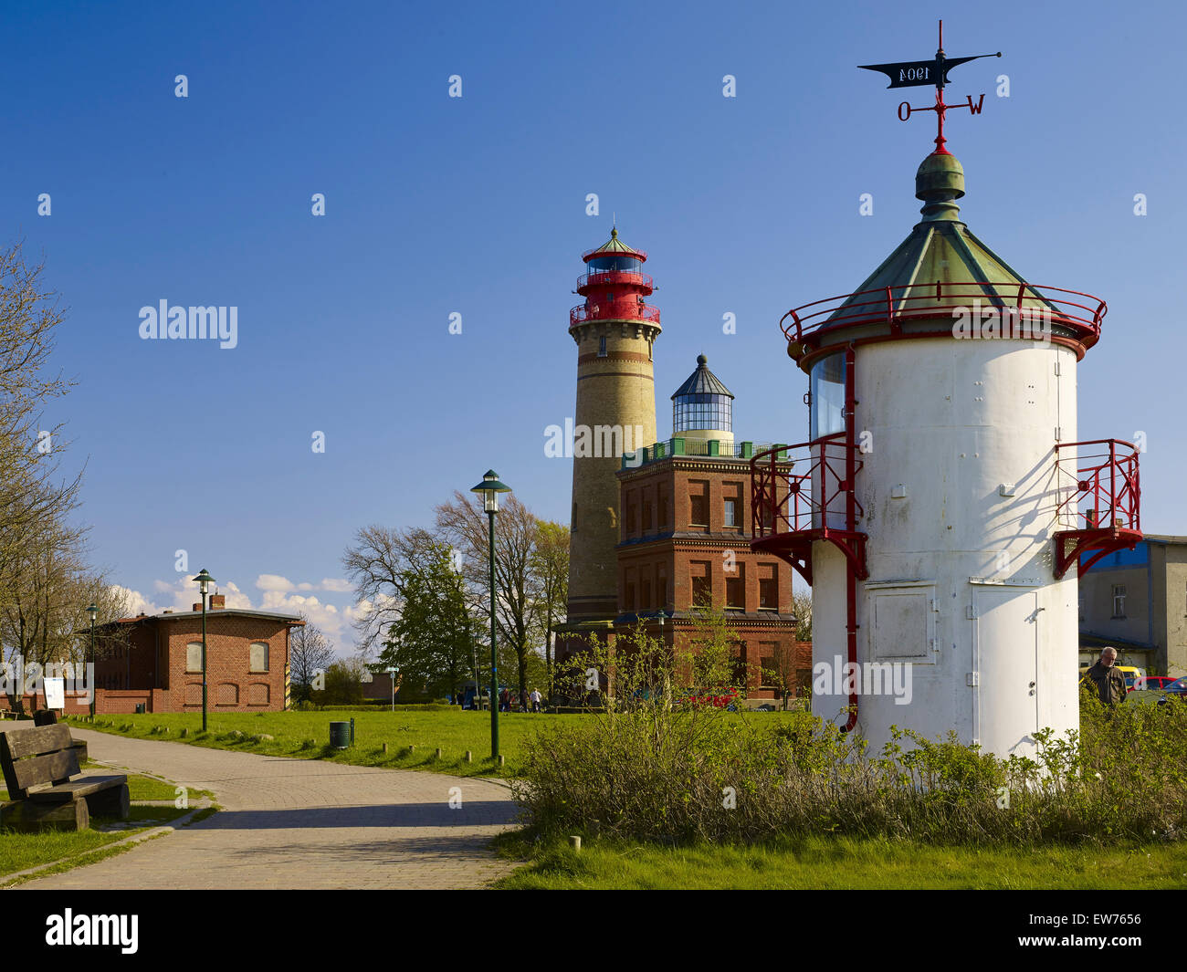 Leuchttürme am Kap Arkona, Rügen, Deutschland Stockfotografie - Alamy