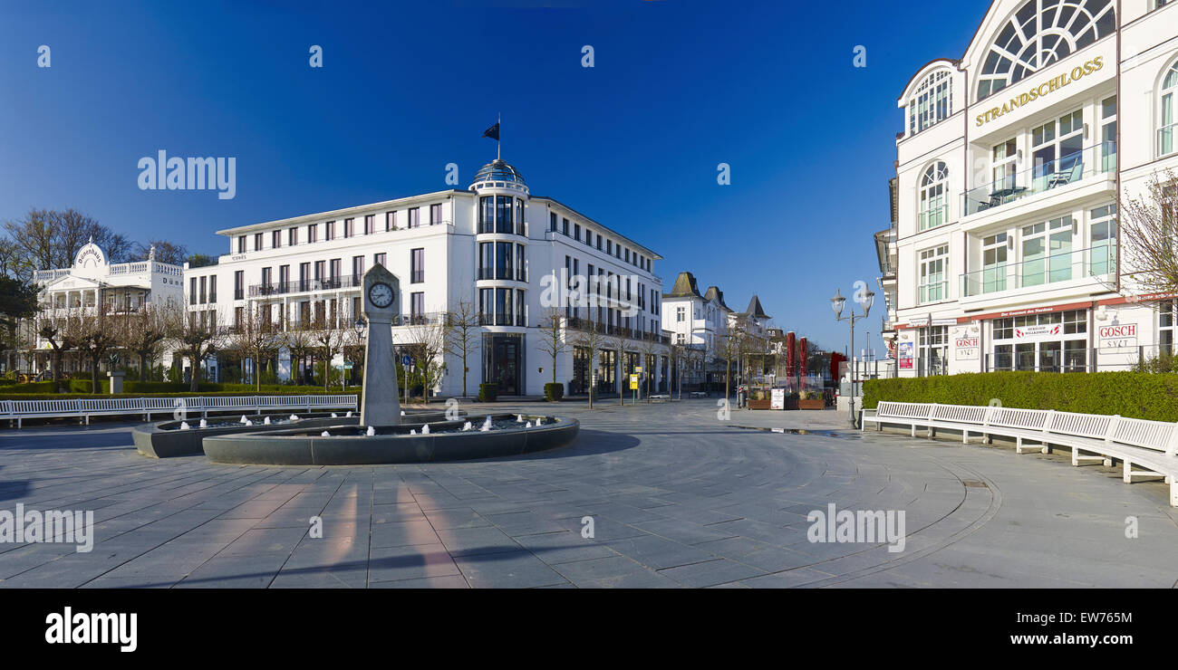 Strandpromenade im Seebad Binz, Rügen, Deutschland Stockfotografie - Alamy
