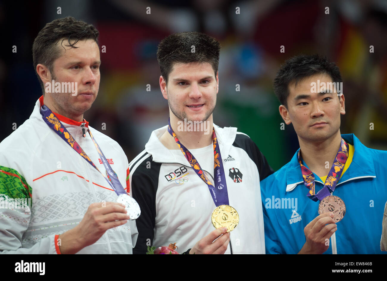 Baku, Aserbaidschan. 19. Juni 2015. Deutschlands Tischtennis Spieler ...