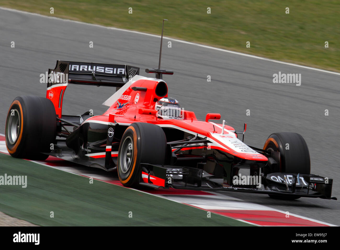 Max Chilton testet für das Marussia F1 Team am dritten Tag der ...