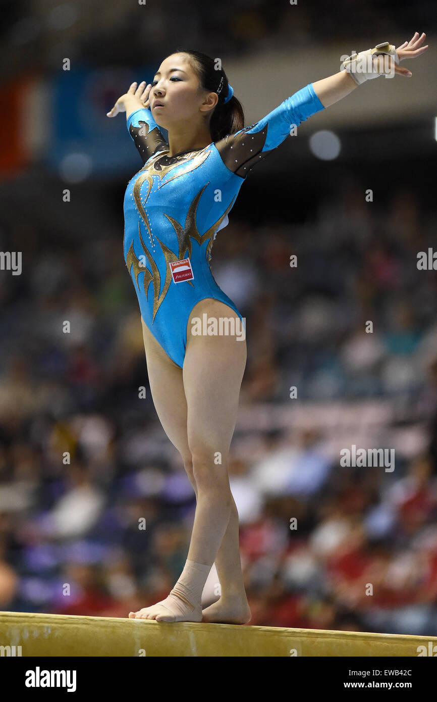 St Yoyogi Gymnasium, Tokio, Japan. 21. Juni 2015. Asuka Teramoto, 21 ...