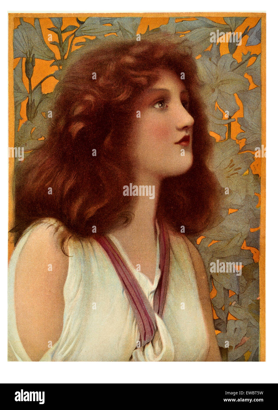 Pre raphaelite woman -Fotos und -Bildmaterial in hoher Auflösung – Alamy