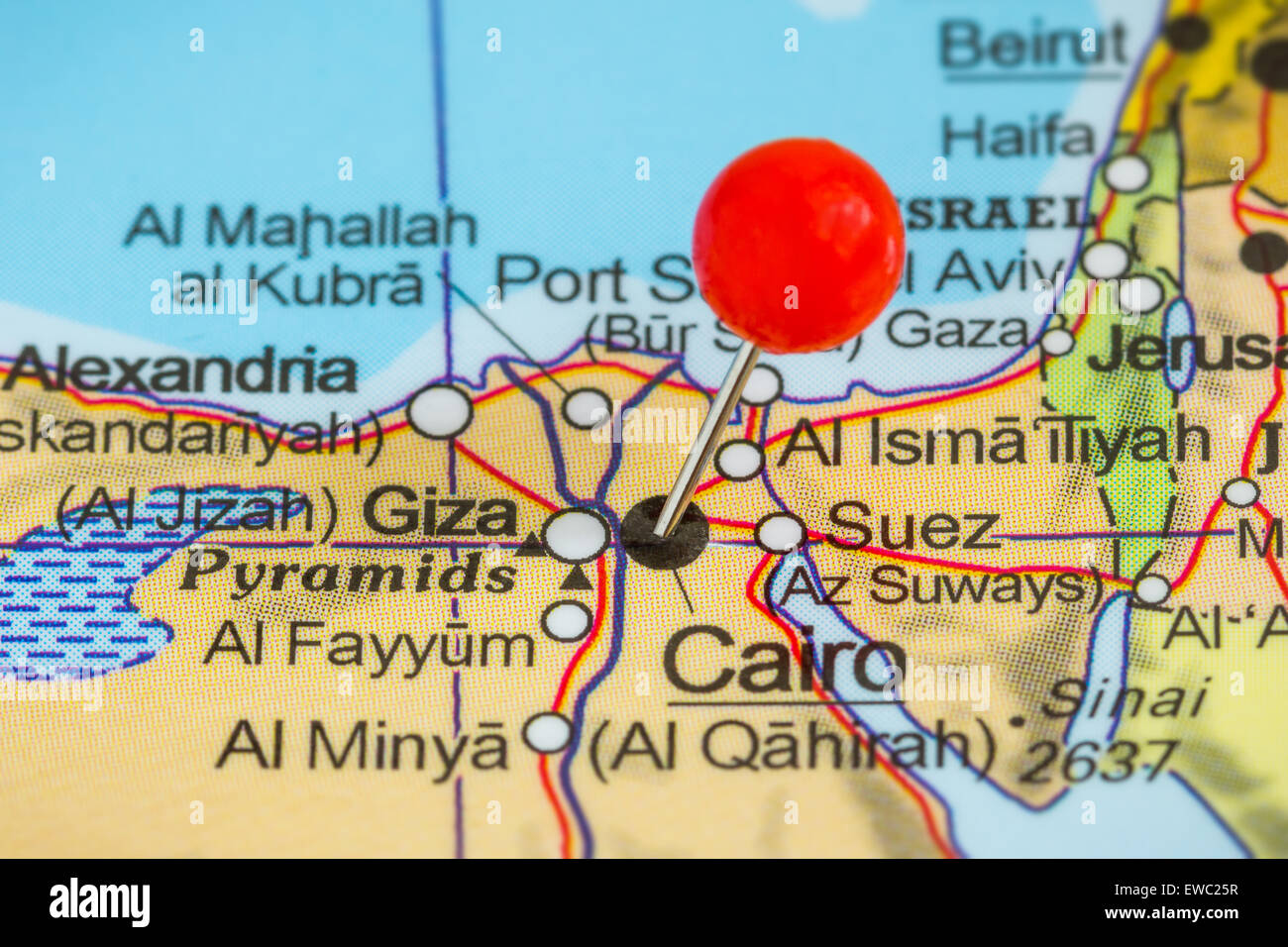 Kairo auf einer karte -Fotos und -Bildmaterial in hoher Auflösung – Alamy