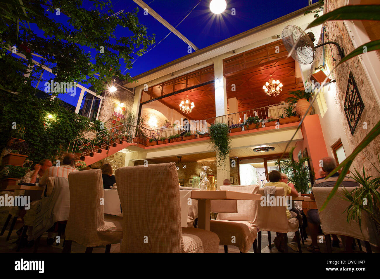 Interne Aspekt des Restaurant La Boheme, befindet sich in der alten ...