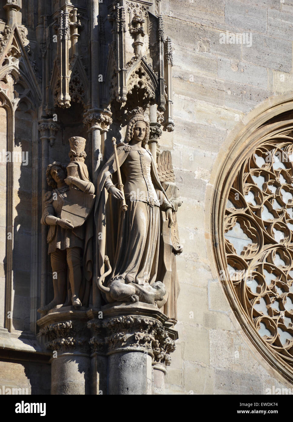 Detail der Stephansdom in Wien, Österreich Stockfotografie - Alamy
