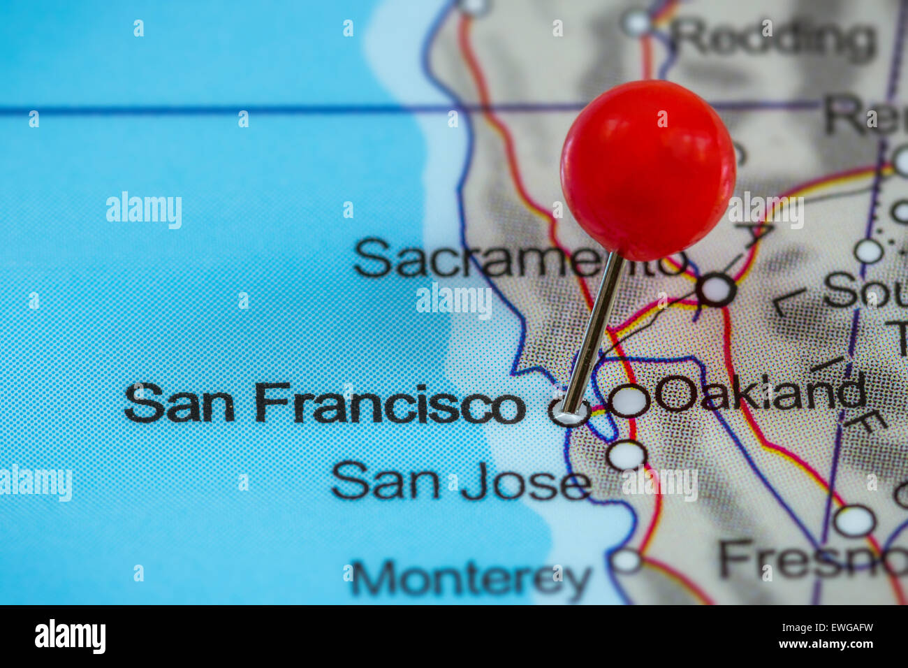 San Francisco Karte Stockfotos und -bilder Kaufen - Alamy