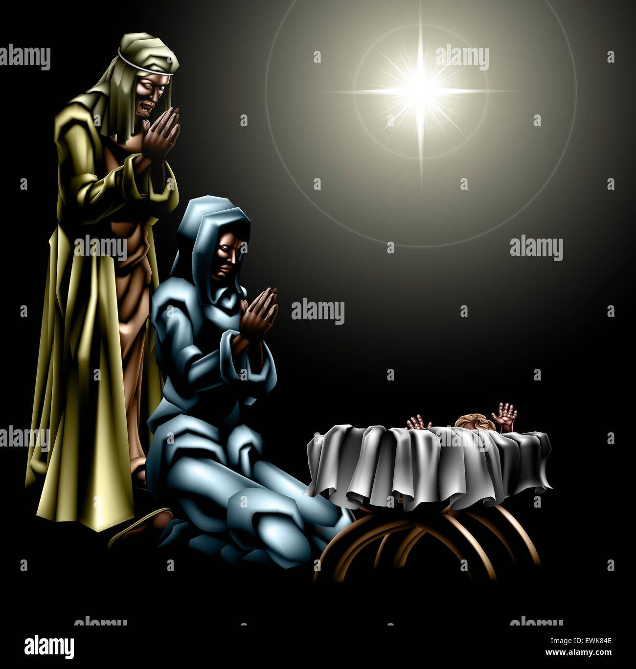 Jesus in der krippe -Fotos und -Bildmaterial in hoher Auflösung – Alamy