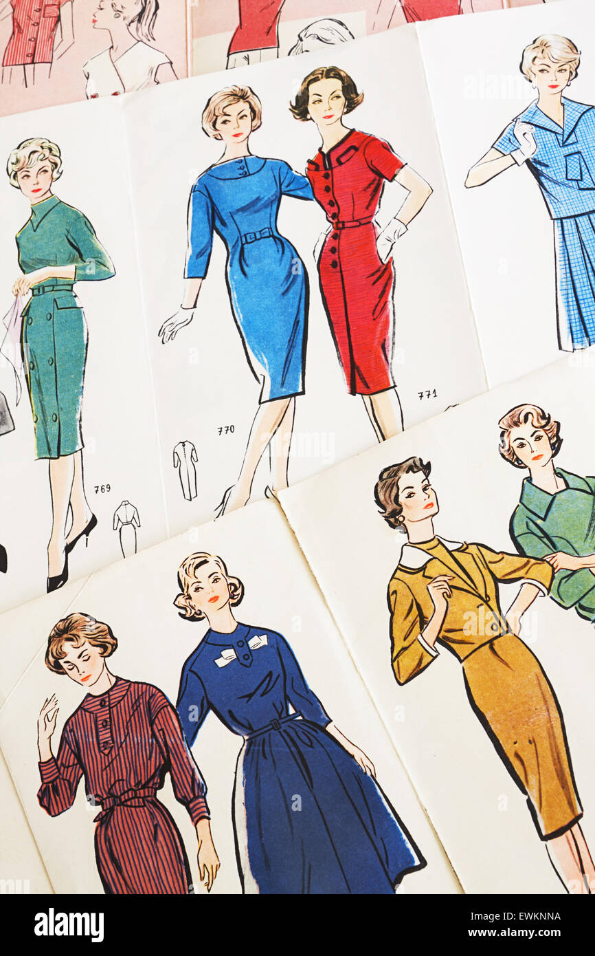 Clothing Fashion 1958 Stockfotos & Clothing Fashion 1958 Bilder - Alamy