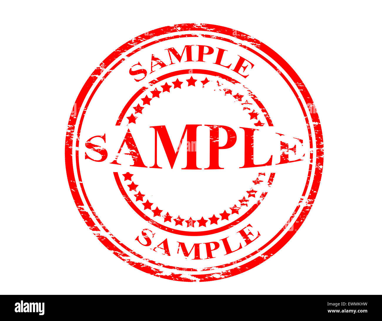 Stamp with word sample inside -Fotos und -Bildmaterial in hoher ...