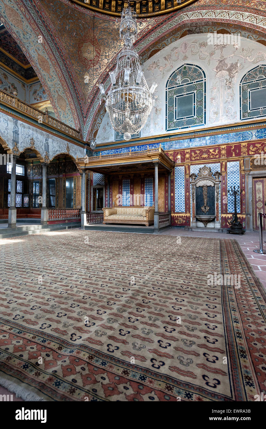 Kaisersaal - Harem innen Topkapi Palast in Istanbul Stockfotografie - Alamy