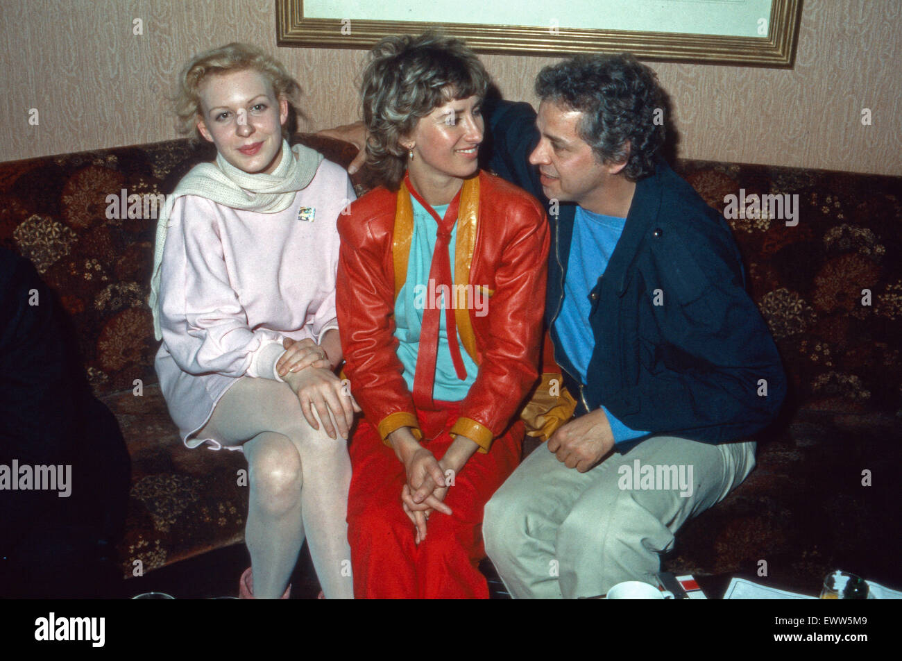 Deutschen Wis (v. l.) Sunnyi Melles, Beatrice Richter und Michael Ande ...