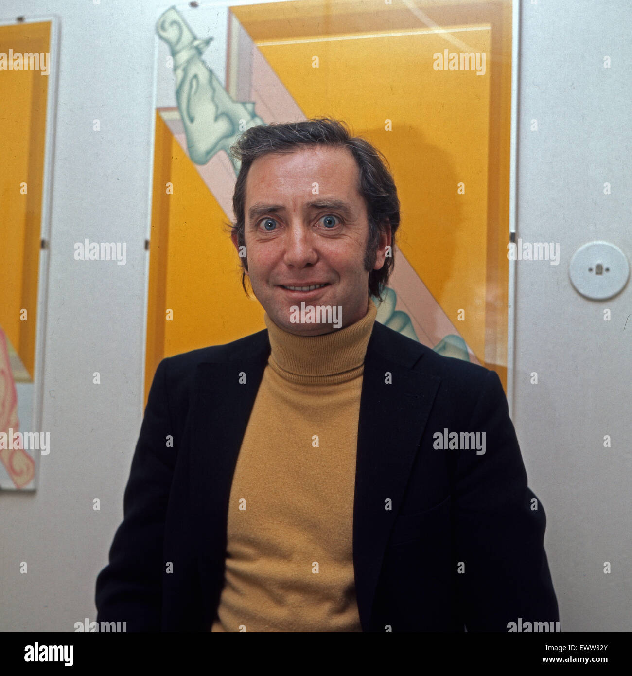 Der Deutsche Schauspieler Und Synchronsprecher Hans Clarin, 1970er ...