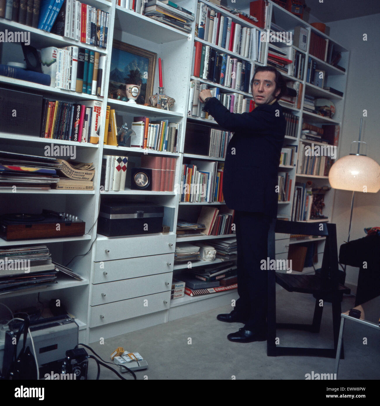 Der Deutsche Schauspieler Und Synchronsprecher Hans Clarin, 1970er ...