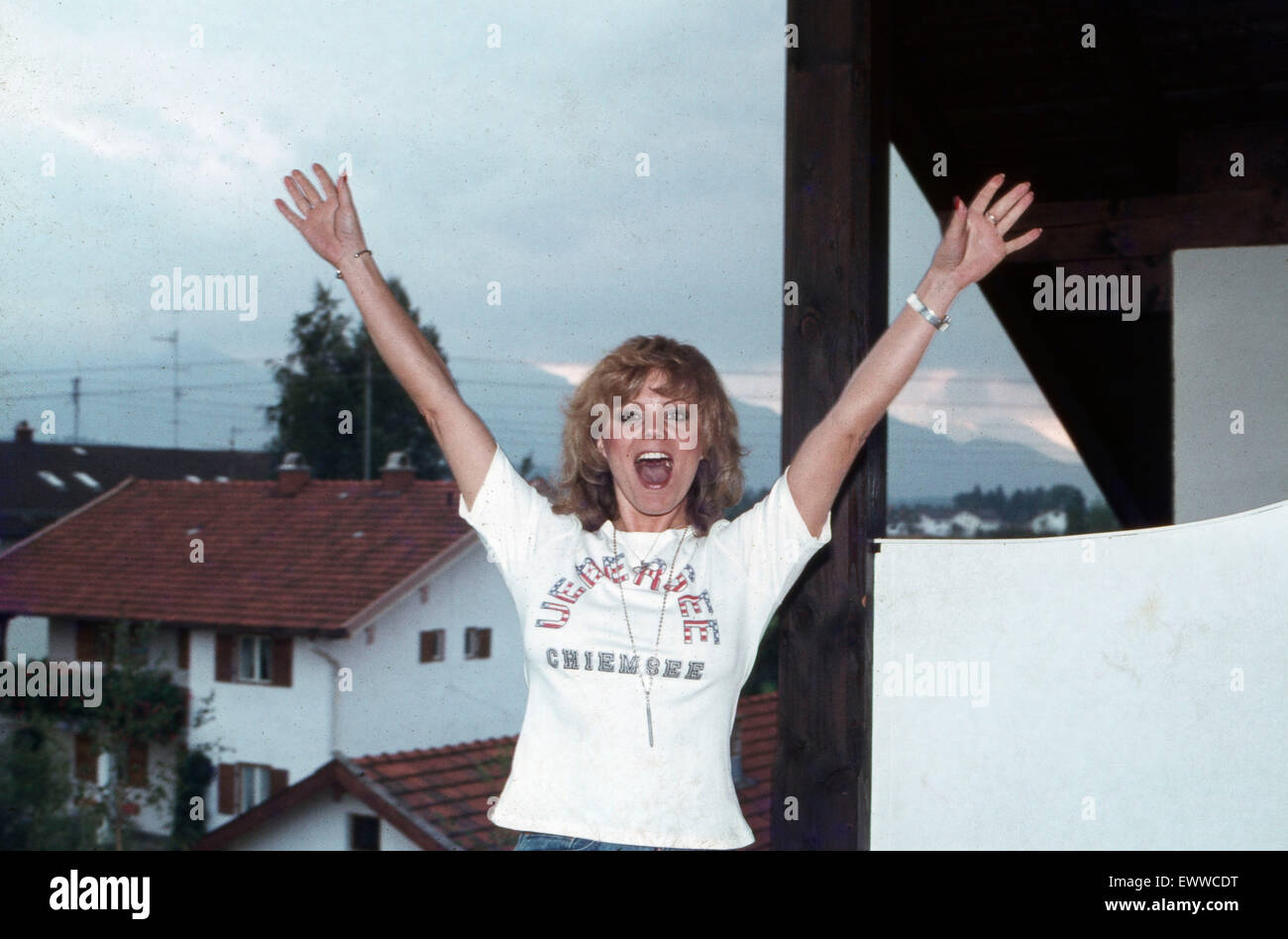 Deutsche Fictitious character Christiane Rücker in Übersee am Chiemsee ...