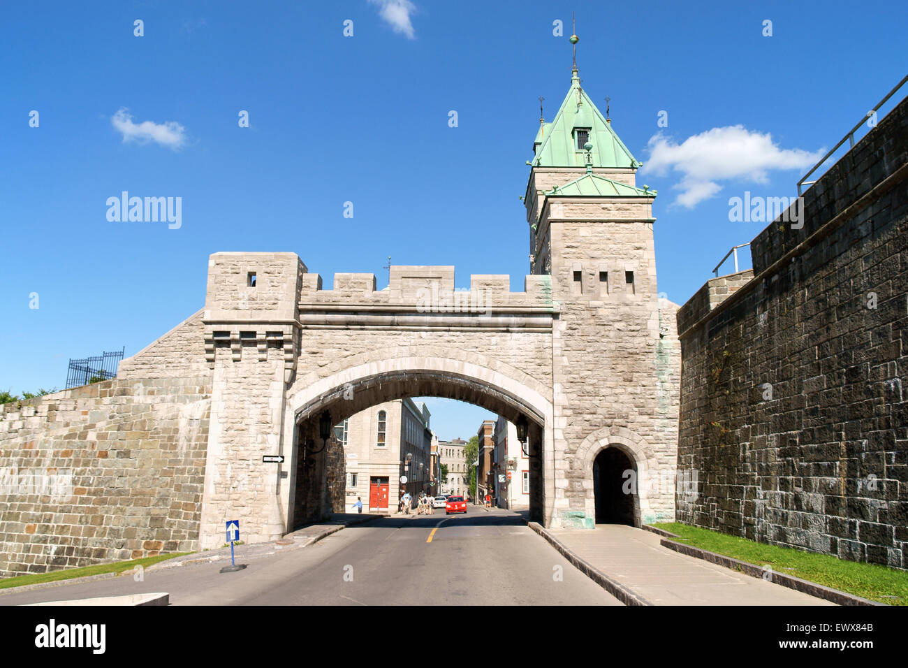 Quebec Stadt, Kanada - 15. August 2008: Porte Saint Louis (Saint Louis ...