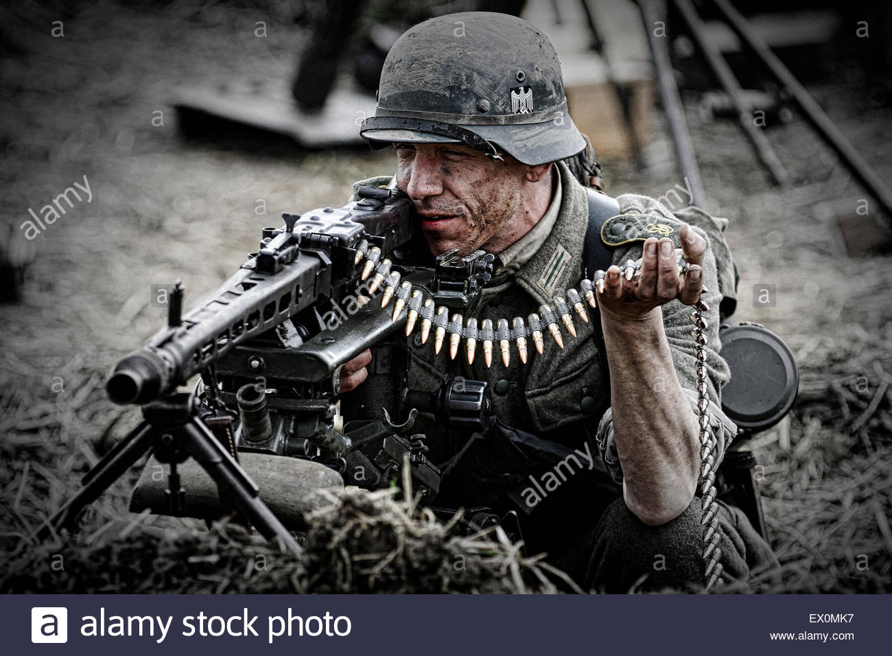 Mg42 Deutsches Maschinengewehr Stockfotos und -bilder Kaufen - Alamy