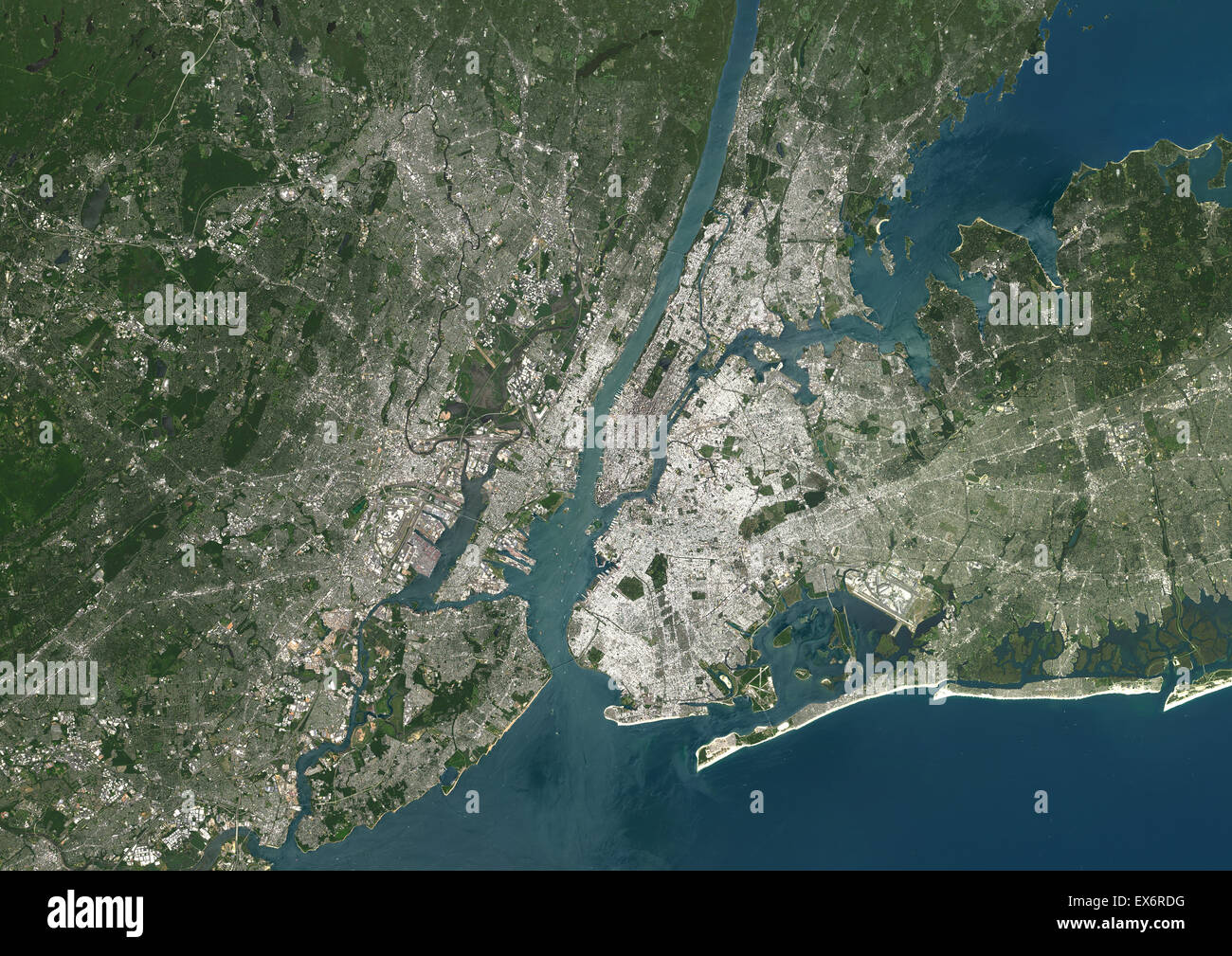 New York Map And New York Satellite Images