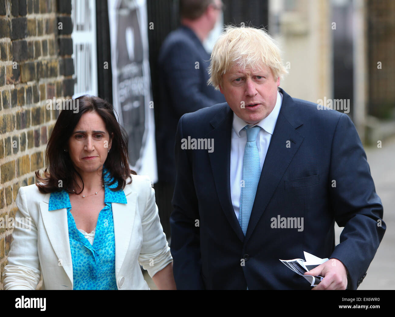 Boris johnson mit seiner frau -Fotos und -Bildmaterial in hoher ...