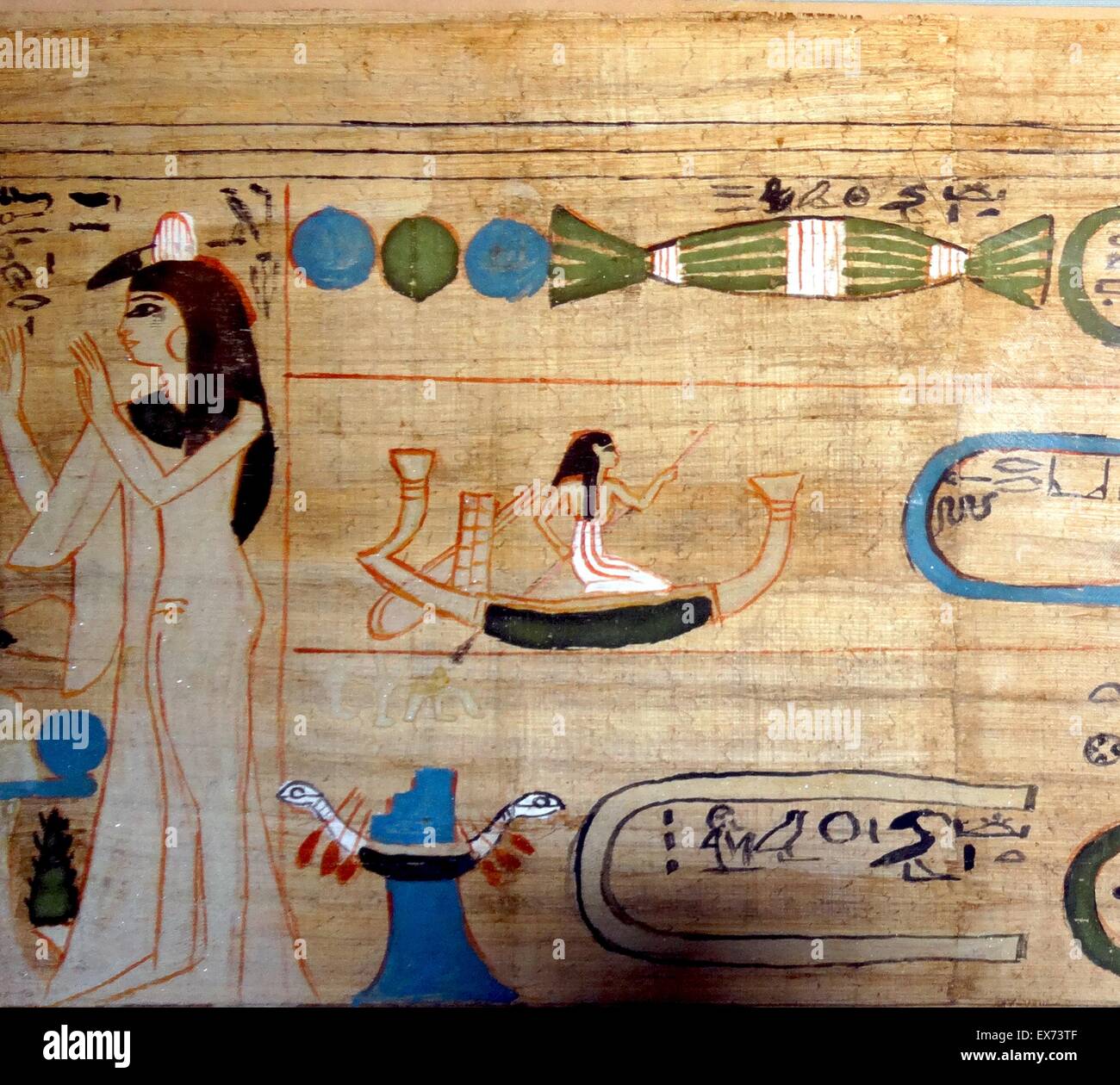 Papyrus of hunefer -Fotos und -Bildmaterial in hoher Auflösung – Alamy