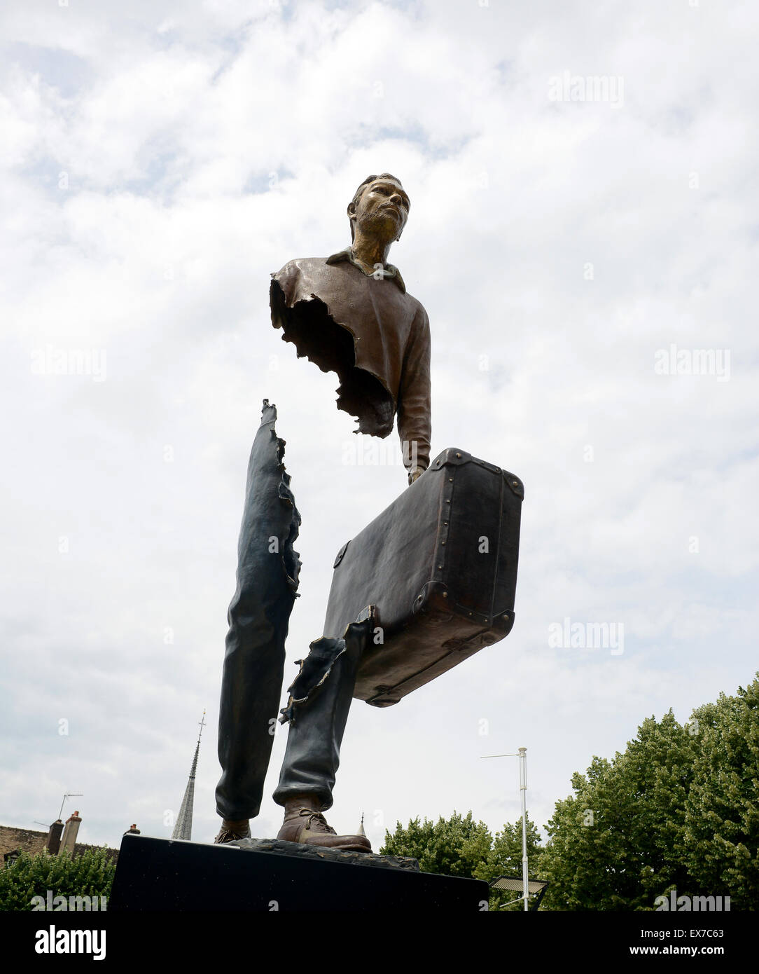 Bronze Skulptur Figur des französischen Künstlers Bruno Catalano in ...