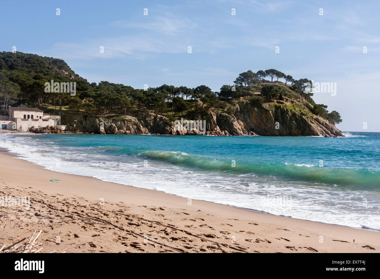 El Castell Strand. Palamos Stockfotografie - Alamy
