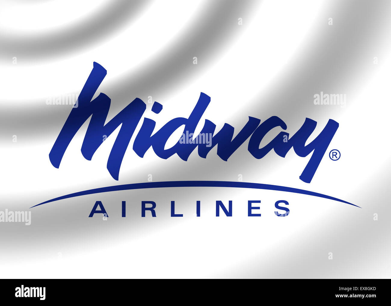 Midway Airlines logo Symbol Flagge zeichen Emblem Stockfotografie - Alamy