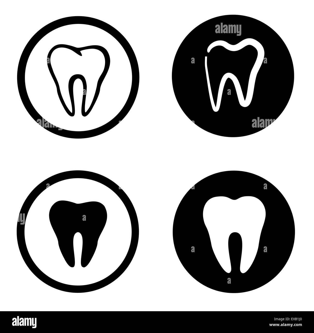 Tooth symbol -Fotos und -Bildmaterial in hoher Auflösung – Alamy