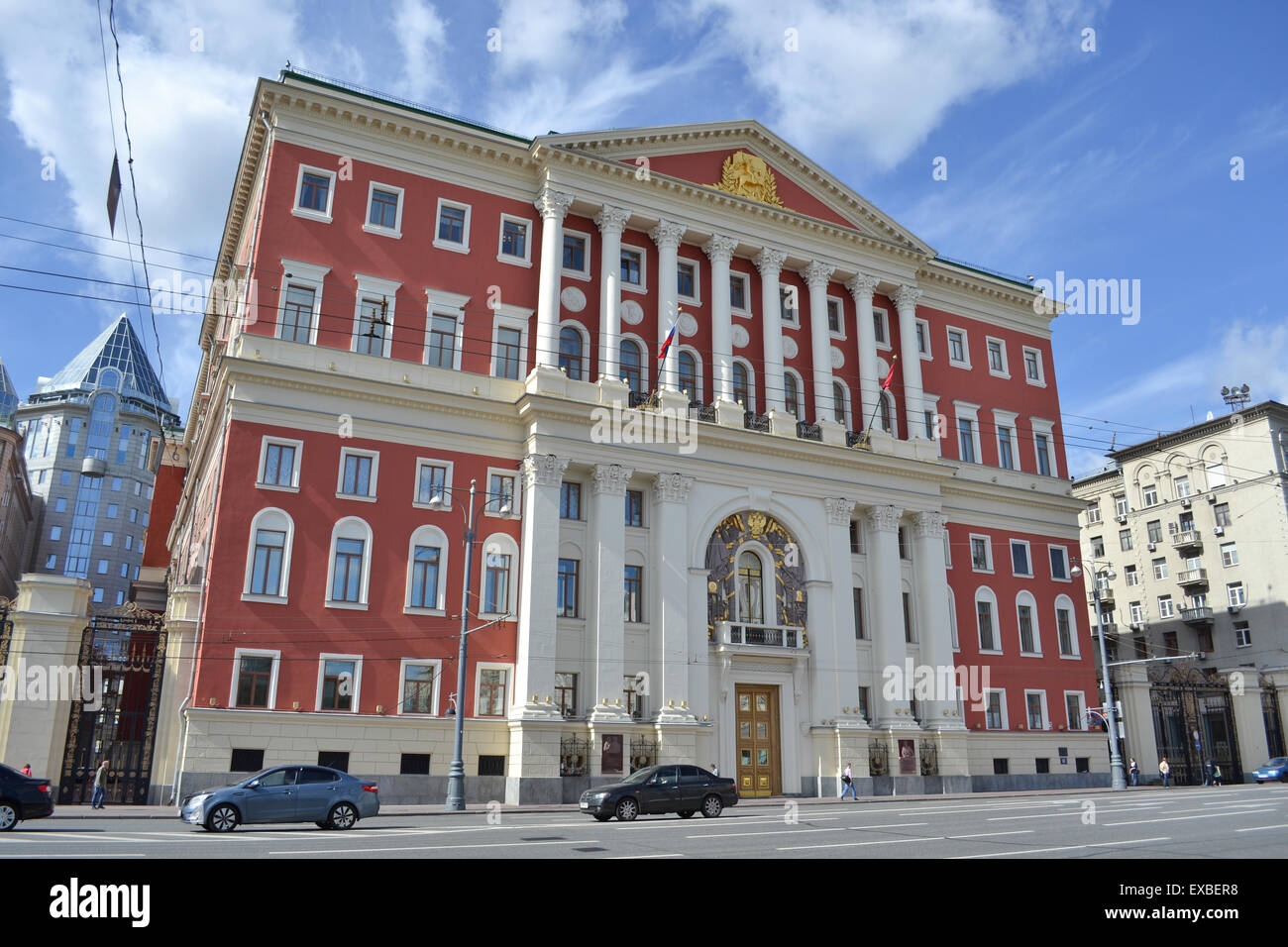 historischen ehemaligen Rathaus Moskau, Russland (jetzt ersetzt mit der ...
