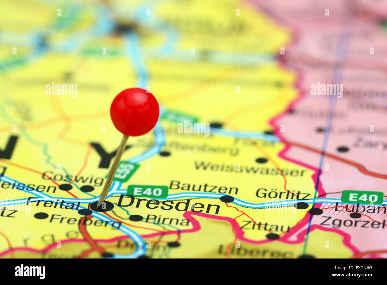 Dresden deutschland map -Fotos und -Bildmaterial in hoher Auflösung – Alamy