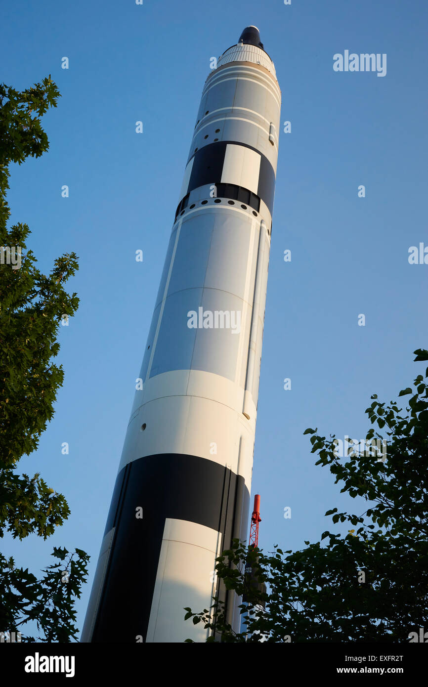 Titan II-Rakete mit Gemini-Kapsel, Rocket Garden, Hall of Science ...