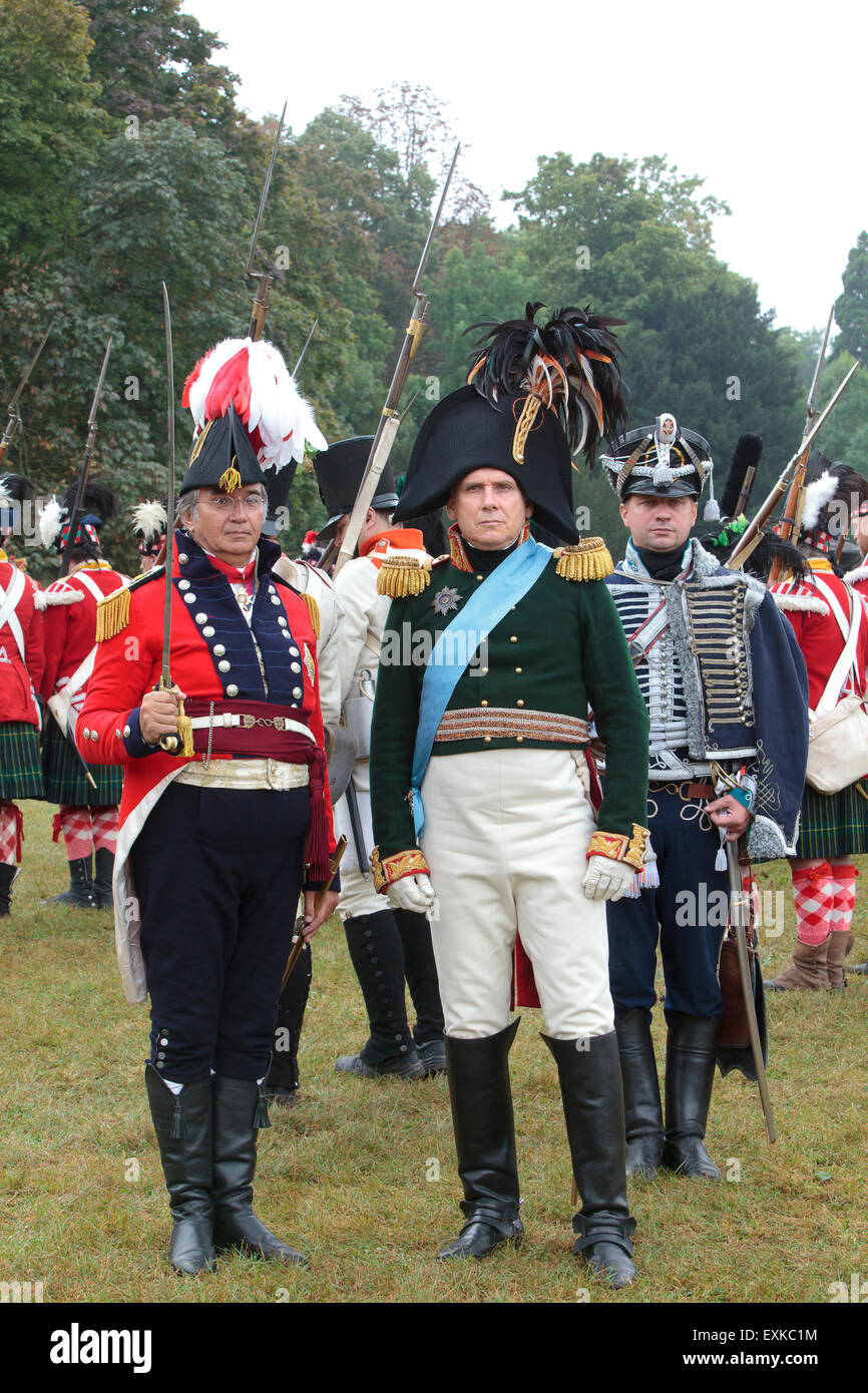 Russischen Kaiser Alexander I (1777-1825) und ein schottischer Offizier ...