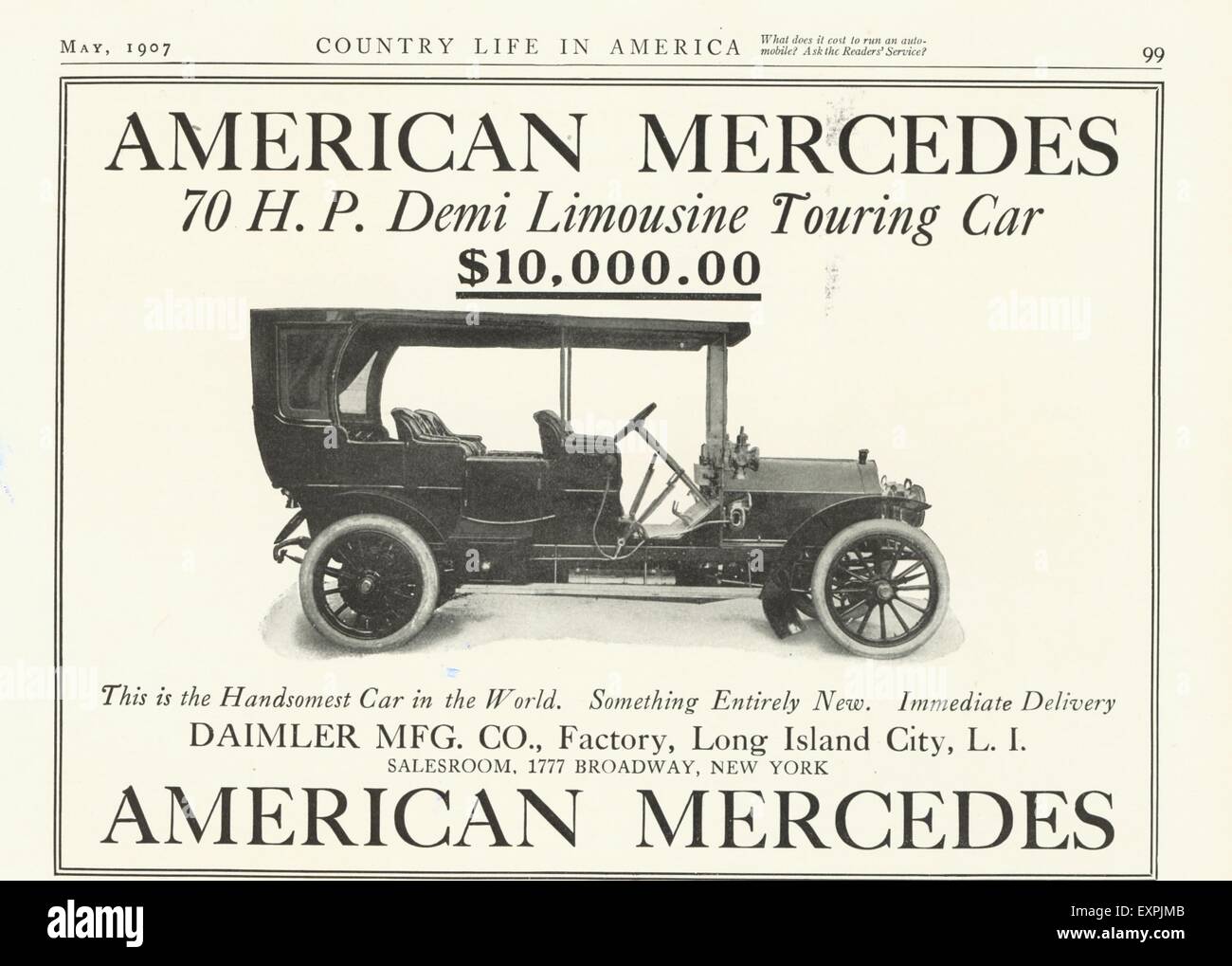Mercedes 1907 -Fotos und -Bildmaterial in hoher Auflösung – Alamy