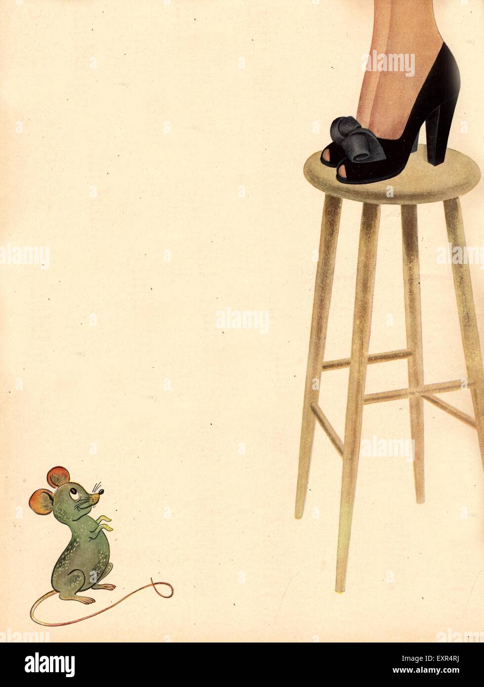 Fear of mice -Fotos und -Bildmaterial in hoher Auflösung – Alamy