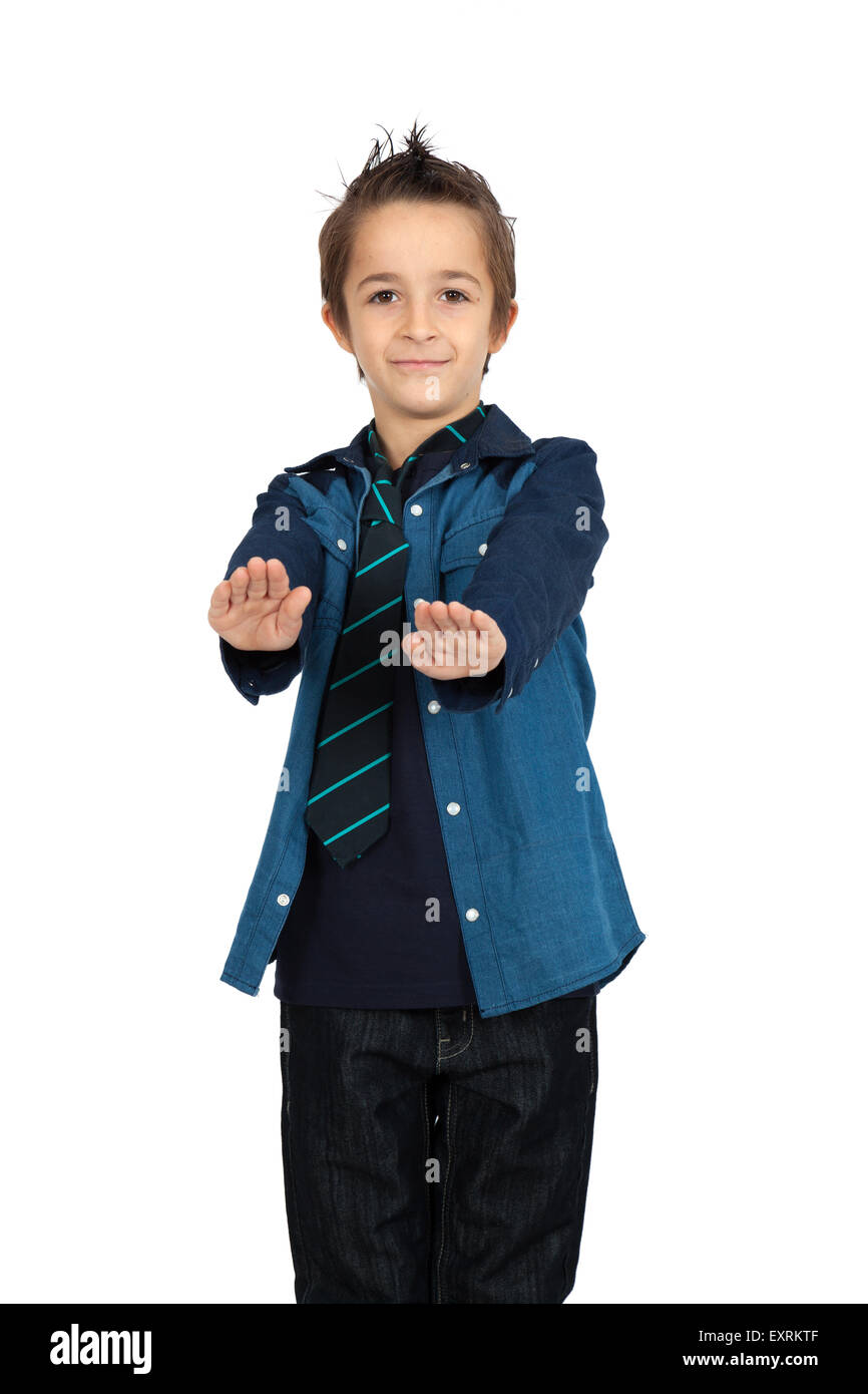 Schöne Kind dabei verschiedene Ausdrucksformen in verschiedenen Sets ...