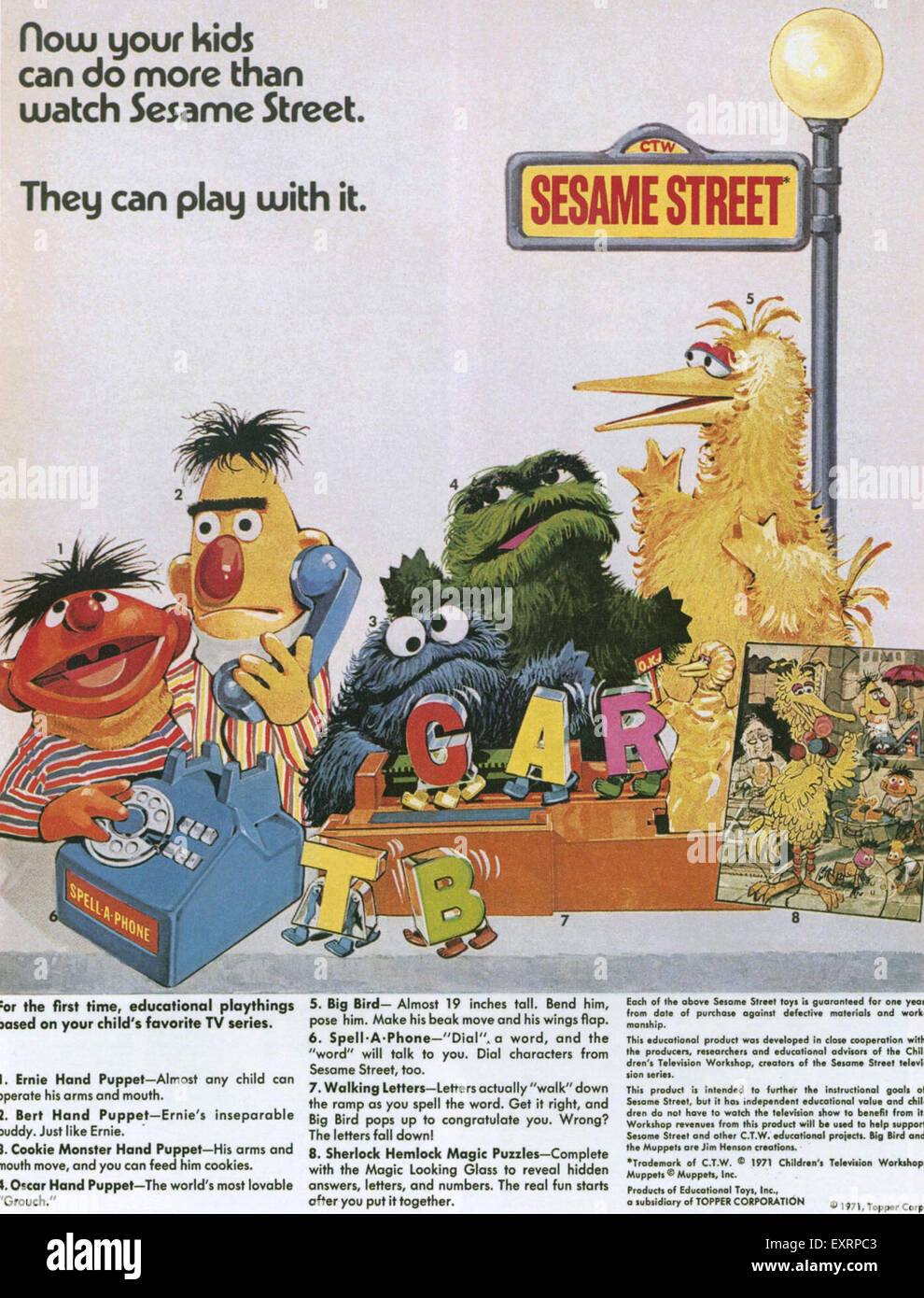 Sesame street 1971 -Fotos und -Bildmaterial in hoher Auflösung – Alamy