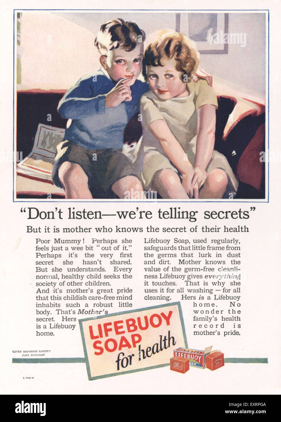 Lifebuoy soap advert -Fotos und -Bildmaterial in hoher Auflösung – Alamy