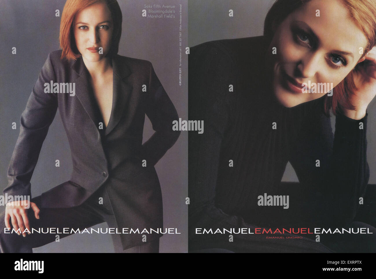 1990s uk fashion magazine advert -Fotos und -Bildmaterial in hoher Auflösung – Alamy