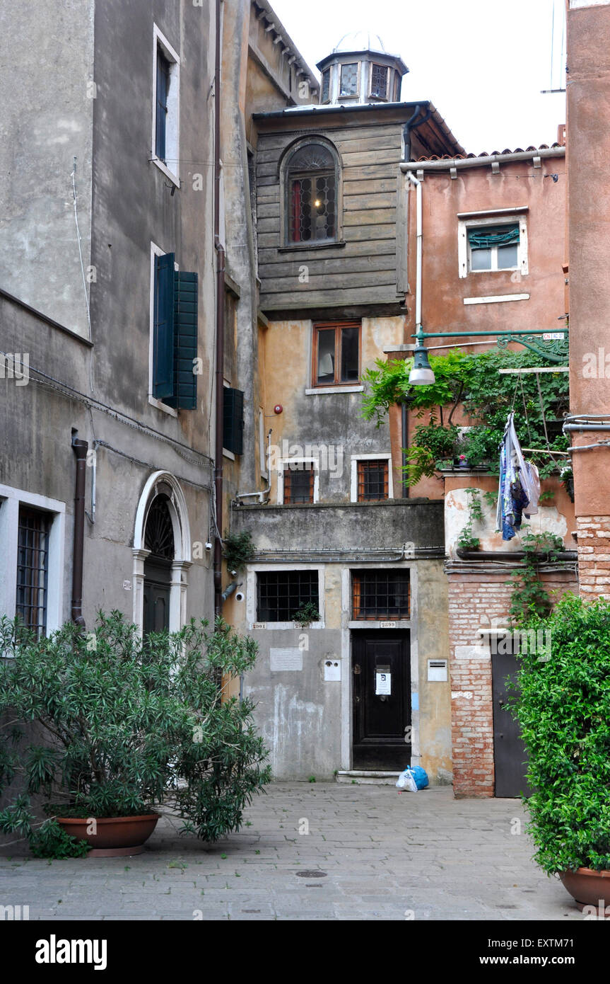 Venice Ghetto Jewish Cannaregio Stockfotos und -bilder Kaufen - Alamy