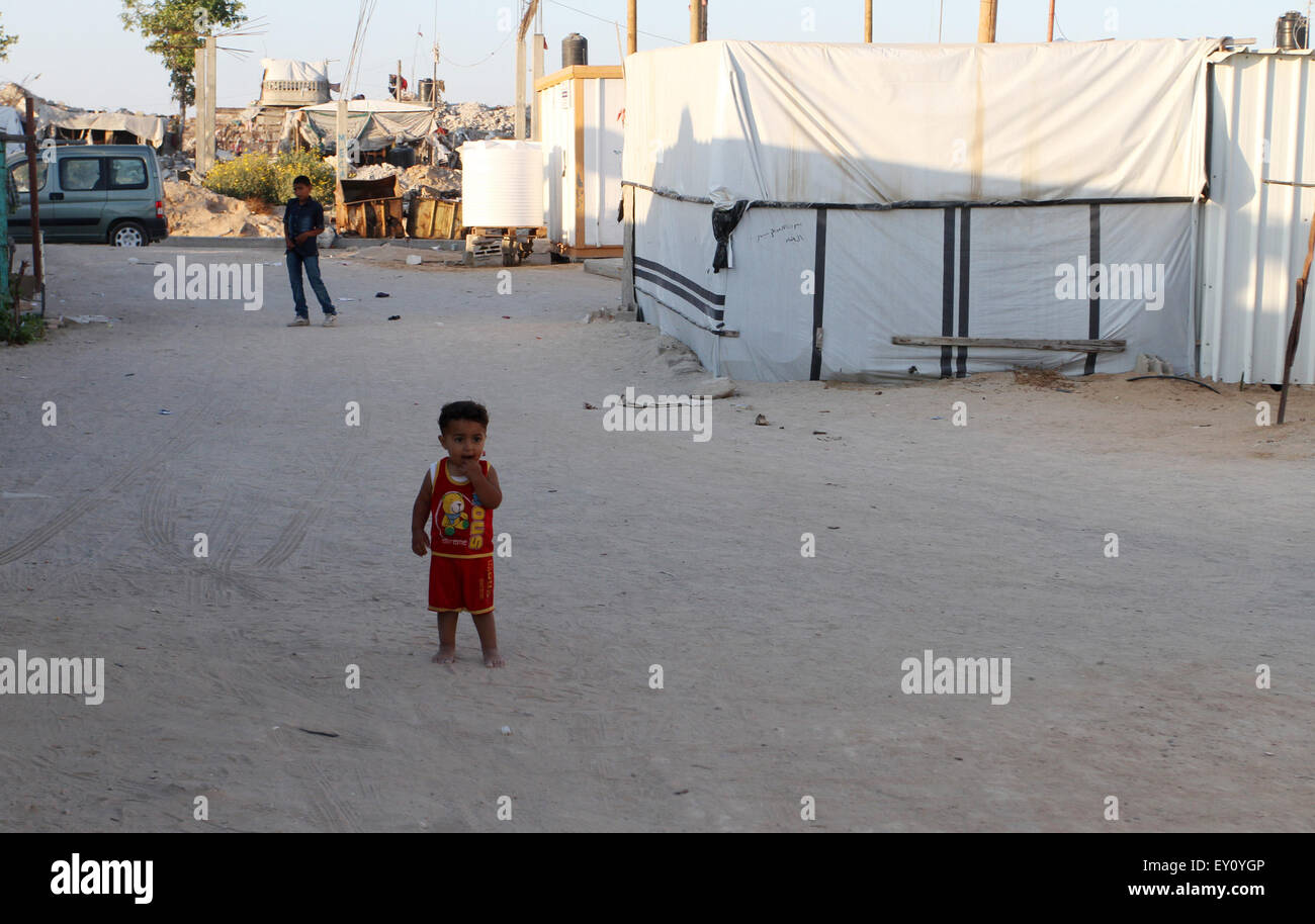 Khan Younis, Gazastreifen, Palästinensische Gebiete. 19. Juli 2015. Ein ...