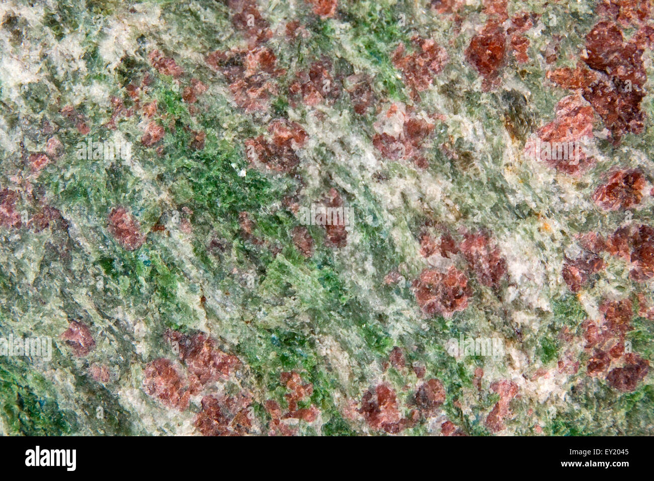 Eklogit (metamorphes Gestein Stockfotografie - Alamy