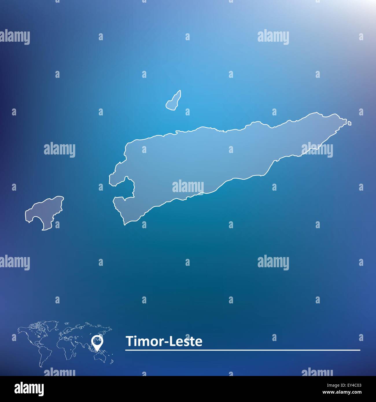 Karte Von Timor Leste Stockfotos und -bilder Kaufen - Alamy