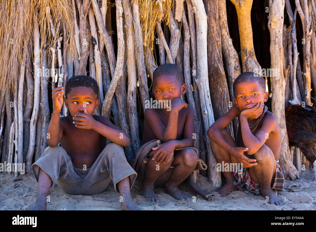 Bushman children Stockfotos und -bilder Kaufen - Alamy