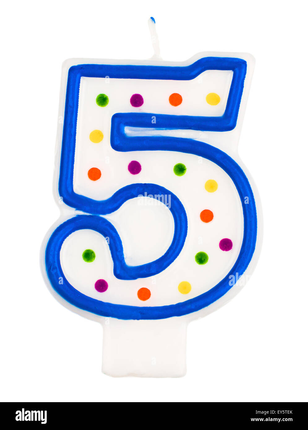 5 nummern kerze -Fotos und -Bildmaterial in hoher Auflösung – Alamy